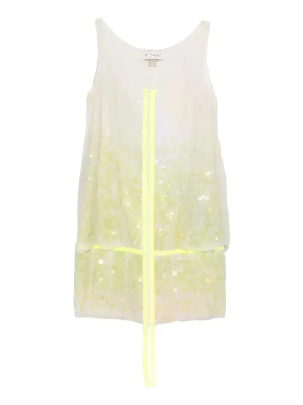 GEMY MAALOUF Sequin-embellished Minidress - Neutrals
