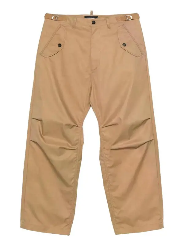 Dsquared2 Gathered-knees Cargo Pants - Neutrals