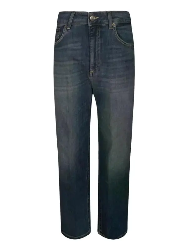 DONDUP Faded Straight-leg Jeans - Blue