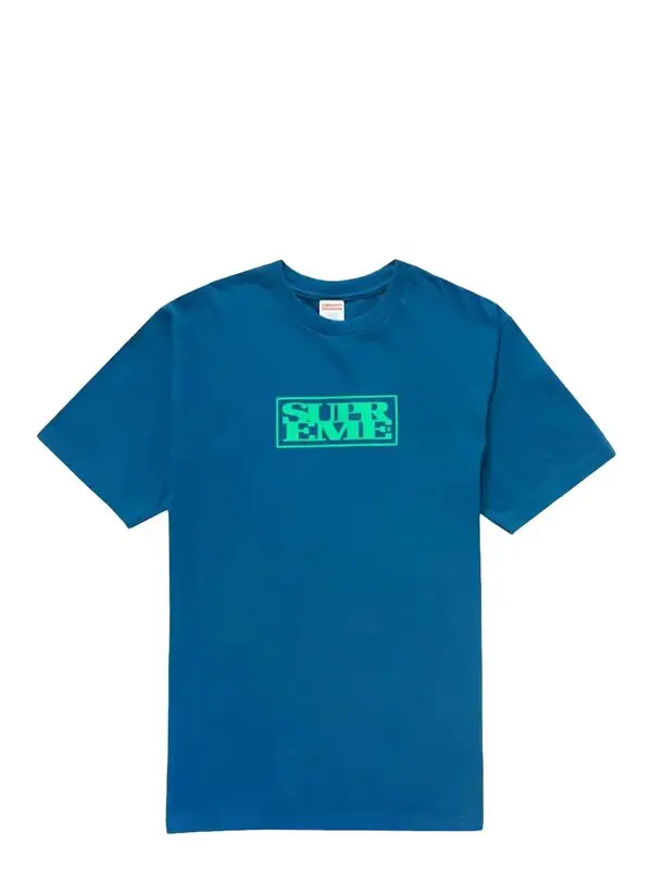 Supreme Connect Logo-print T-shirt - Blue