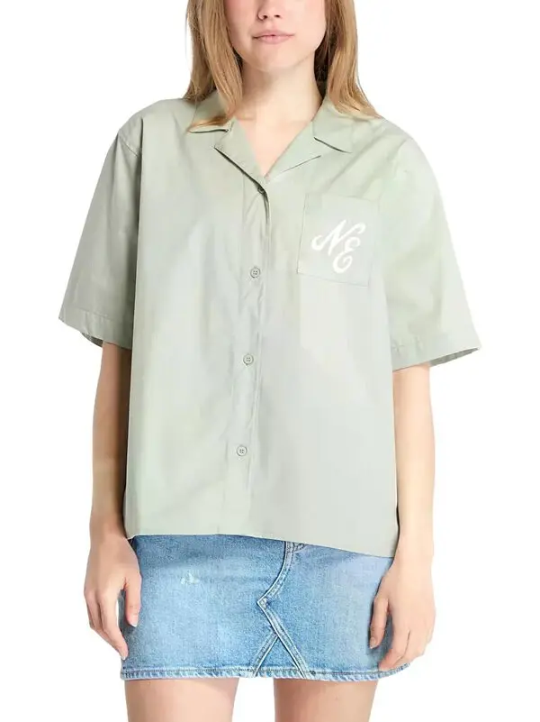 New Era Revere Embroidered Shirt - Green