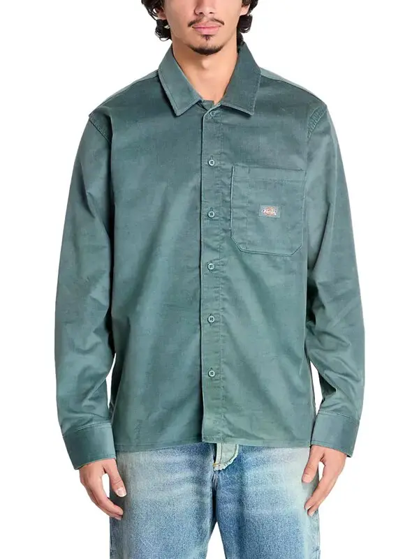Dickies Logo-patch Shirt - Green