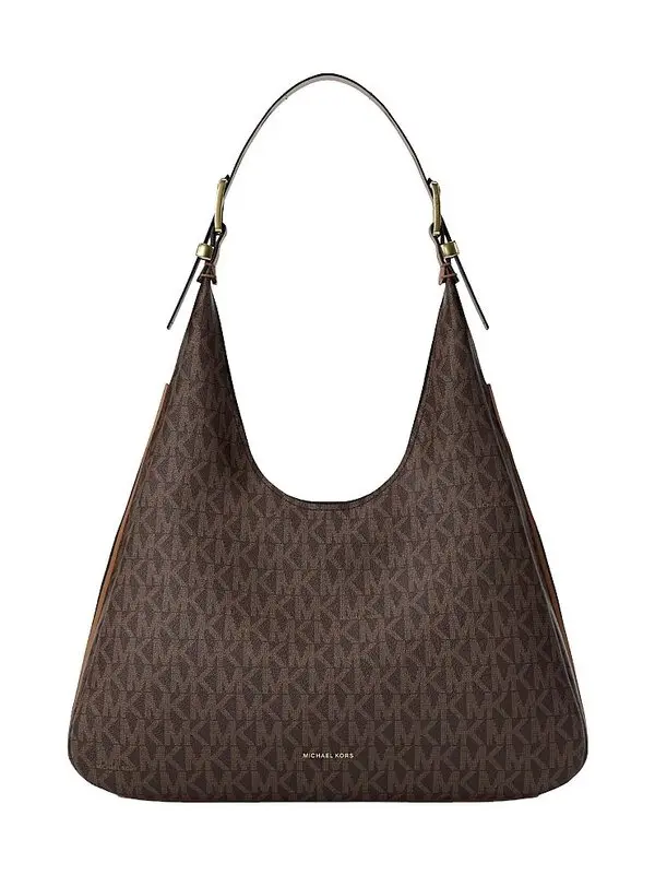 Michael Kors Nolita Hobo Shoulder Bag - Brown/acorn