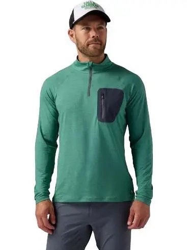 BACKCOUNTRY Destination Quarter-zip Top - Gearhead Green