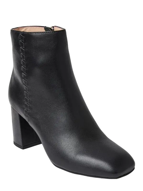 Jack Rogers Augustine Leather Booties - Black