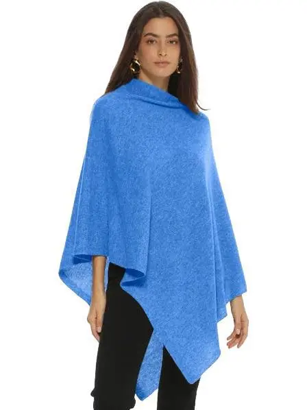 MONTICELLI CASHMERE Pure Cashmere Poncho - Jeans