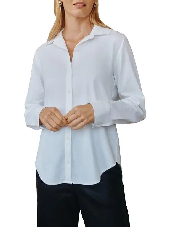 Bella Dahl Relaxed Fit Button-up Shirt - White