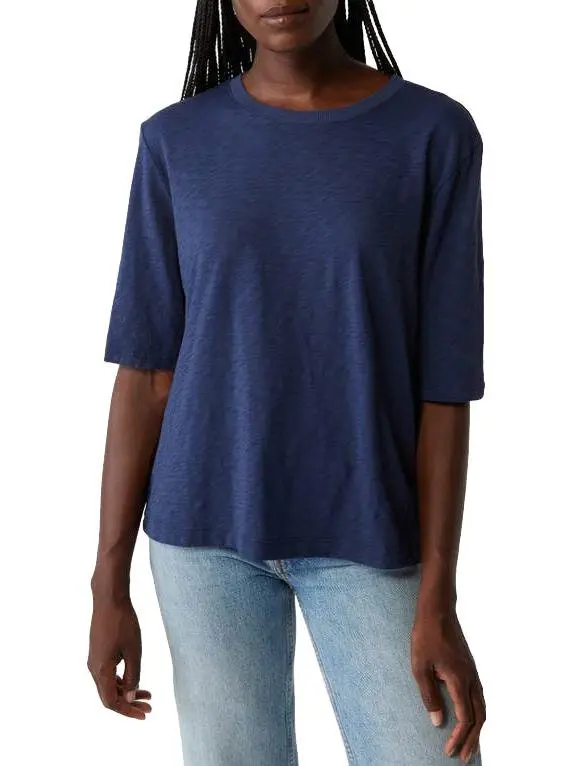 Michael Stars Oversize Supima® Cotton Slub T-shirt - Nocturnal