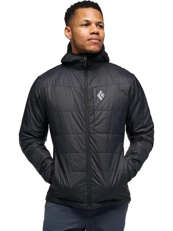 BLACK DIAMOND Solution Hooded Jacket - Black