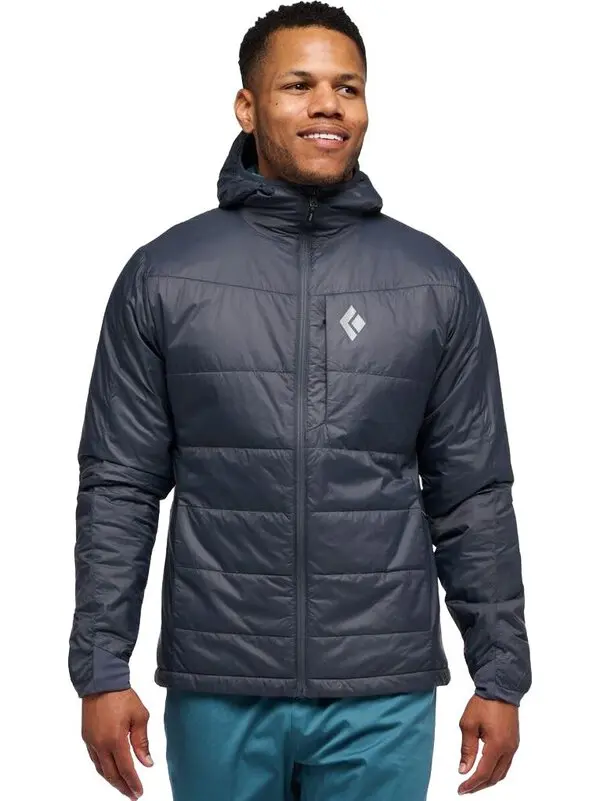 BLACK DIAMOND Solution Hooded Jacket - Charcoal