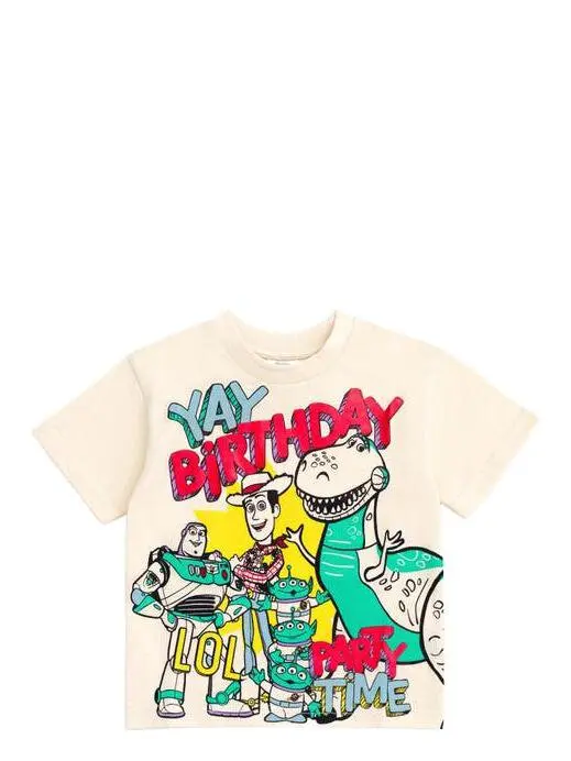 Disney Birthday T-shirt - Toy Story Off White