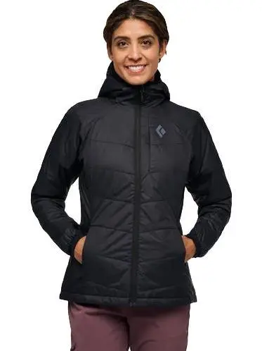 BLACK DIAMOND Solution Hooded Jacket - Black