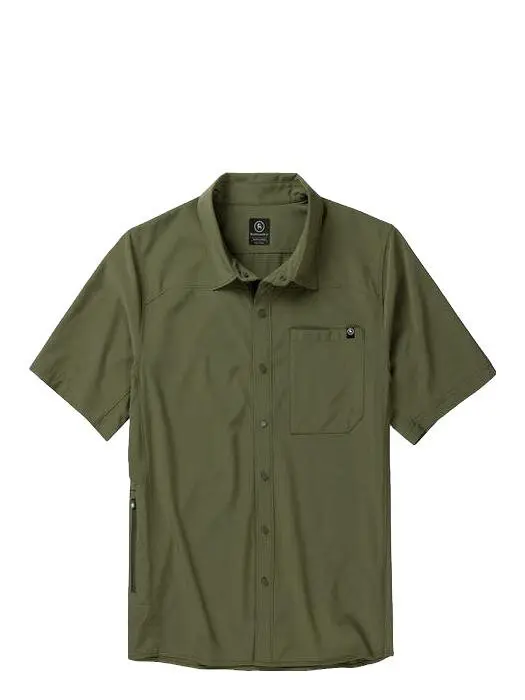 BACKCOUNTRY Slickrock Short-sleeve Button-up Jersey - Kalamata