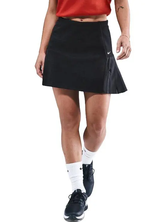 Nike Pleated Dri-fit Golf Skirt - Black/sail