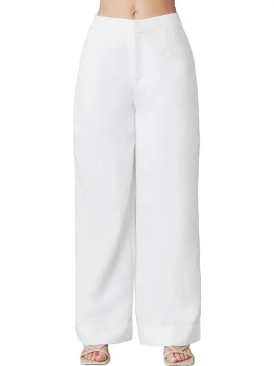 SIX STORIES Verity Tailored Textured Pants - White