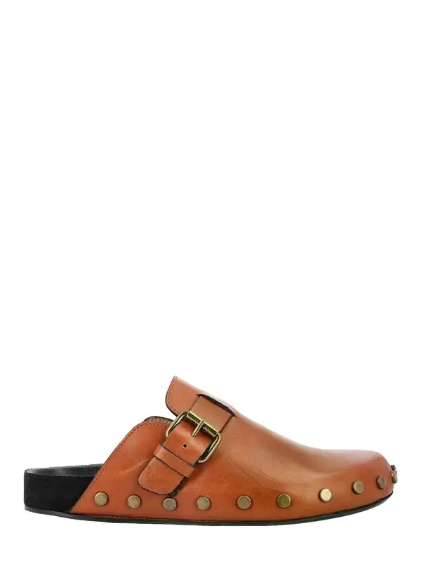 Isabel Marant Buckle-fastening Studded Sandals - Brown