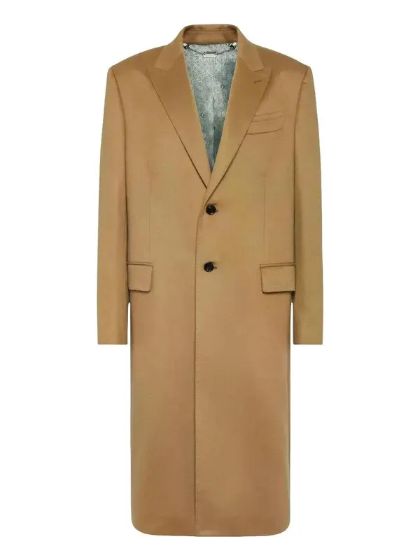 BILLIONAIRE Cashmere Single-breasted Coat - Neutrals