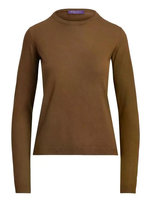 Ralph Lauren Cashmere Round-neck Sweater - Brown