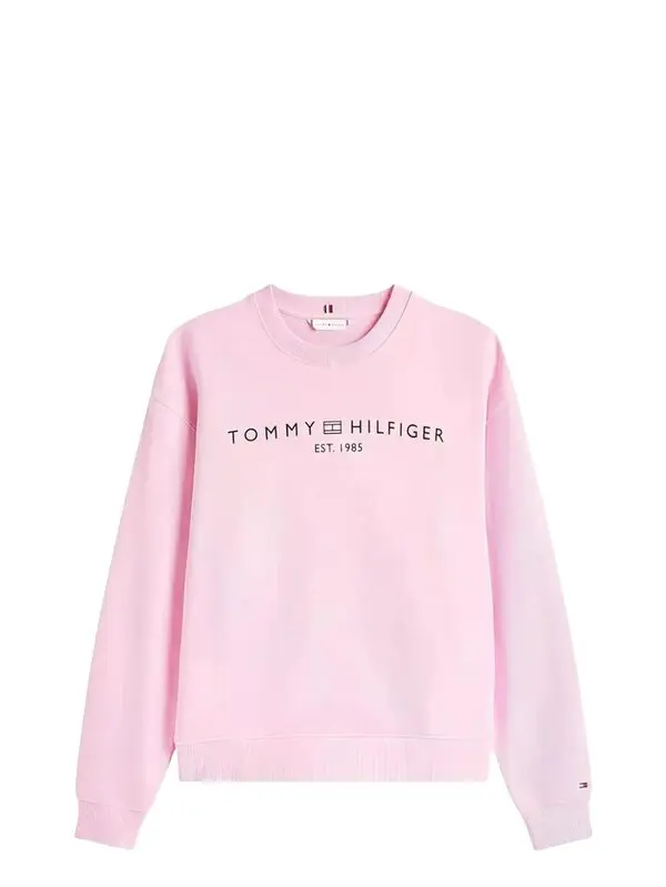 Tommy Hilfiger Logo-embroidered Sweatshirt - Pink