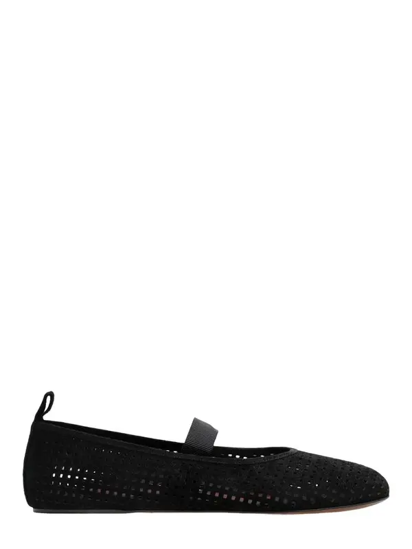 NEOUS Homam Perforated Ballet Flats - Black
