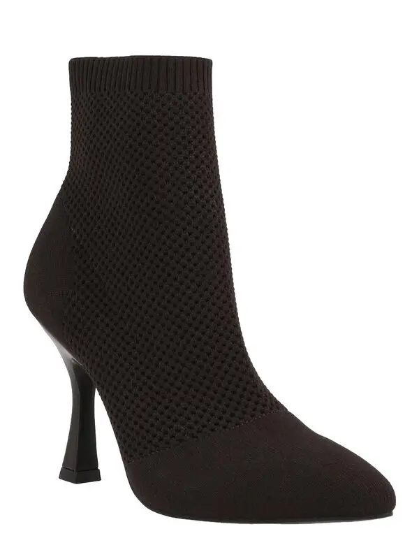 Mia Pamilla Knit Bootie - Chocolate