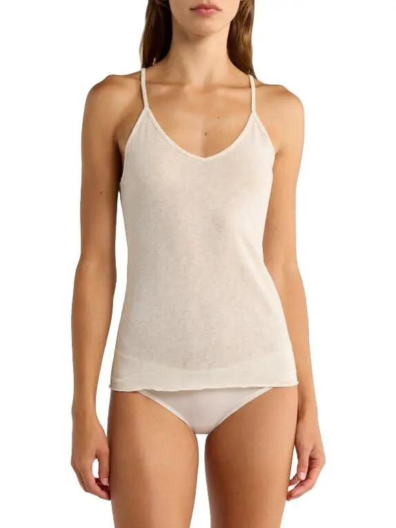 Nordstrom Delicate Layering Camisole - Oatmeal Heather