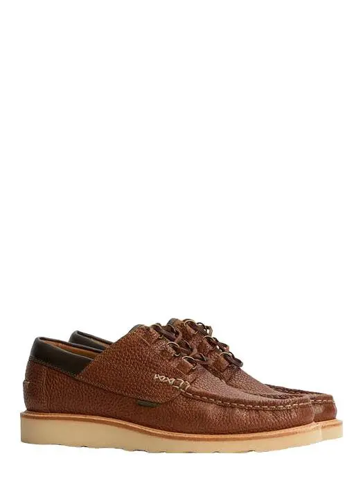 Barbour Murtun Lugged Leather Lace-up Shoe - Light Tan