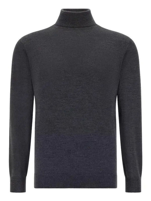 Boggi Milano High-neck Sweater - Grey