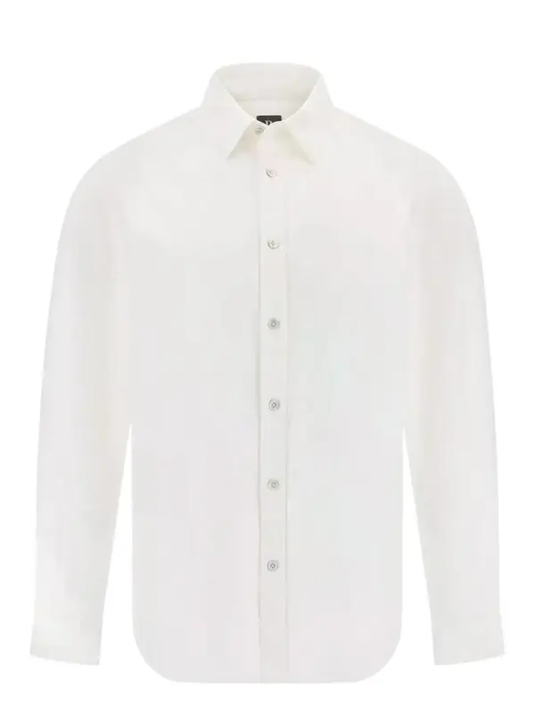 Boggi Milano Oxford Cotton Shirt - Neutrals
