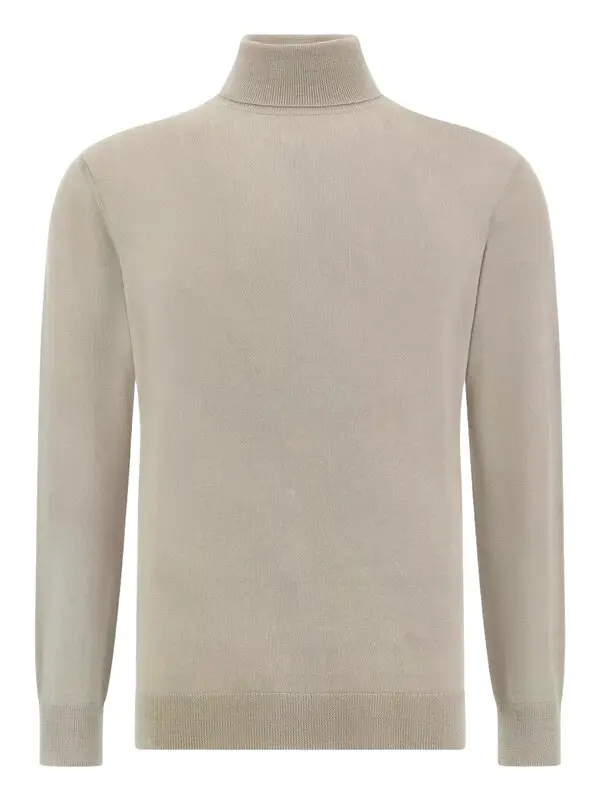 Boggi Milano High-neck Sweater - Neutrals