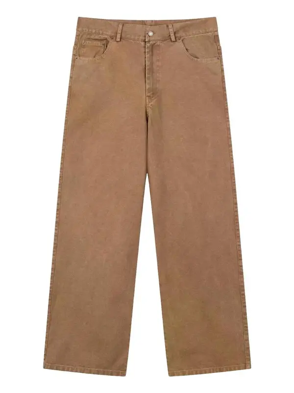 ROUGH. Patch-pocket Jeans - Brown