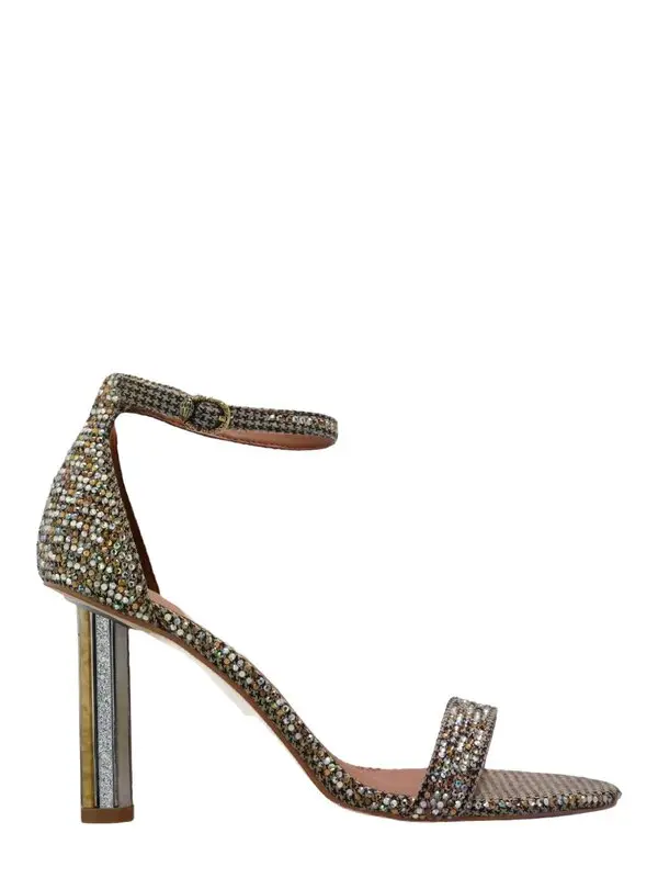 Kurt Geiger 85mm Perspex Embellished Sandals - Neutrals