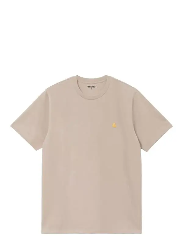 Carhartt Work In Progress Embroidered-logo T-shirt - Neutrals