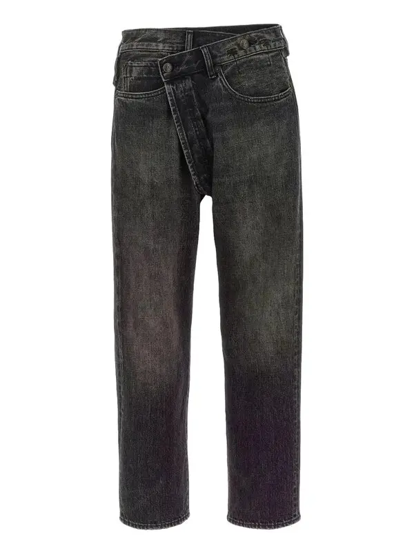 R13 Five-pocket Crossover Jeans - Black
