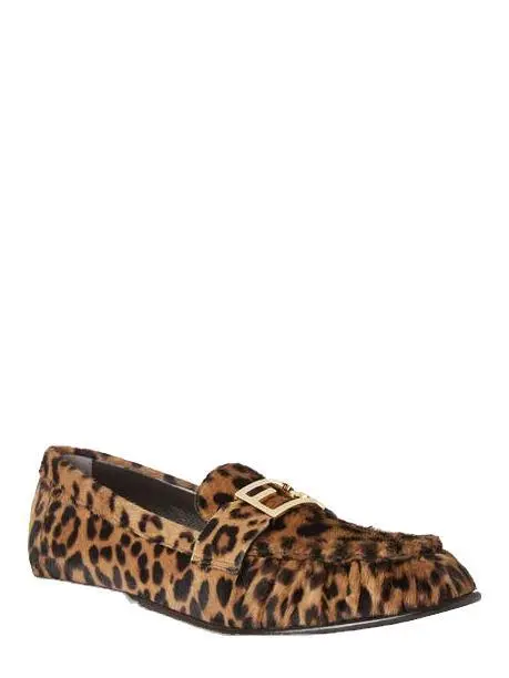 Fendi Baguette Calf Hair Loafer - Marrone Brown Print Calf Hair