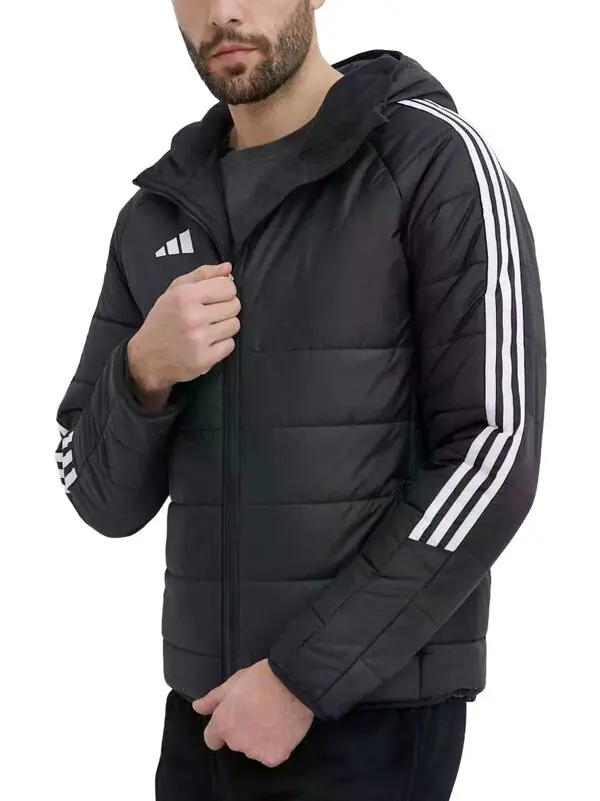 Adidas Padded Three-stripe Jacket - Black