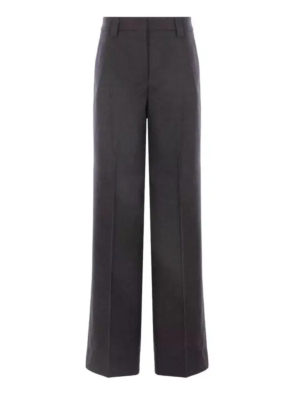 Incotex Virgin Wool Trousers - Grey