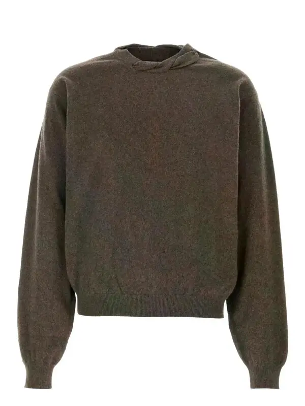 MAGLIANO Crew-neck Pullover Sweater - Brown