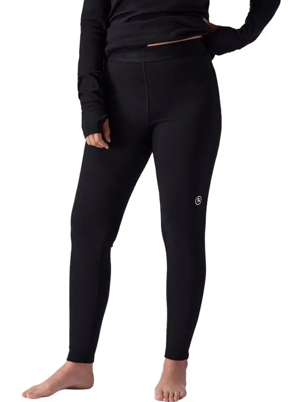 BACKCOUNTRY Cedars Rws Merino Midweight Baselayer Bottom - Black
