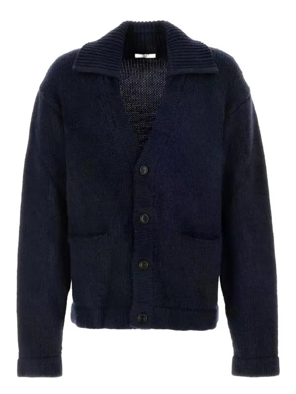 1989 STUDIO V-neck Wool Cardigan - Blue