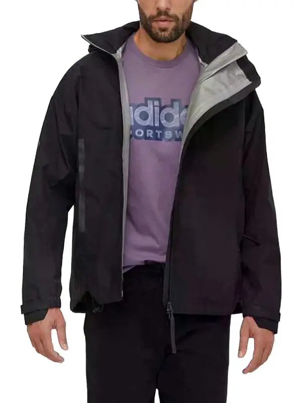 Adidas Hooded Jacket - Black