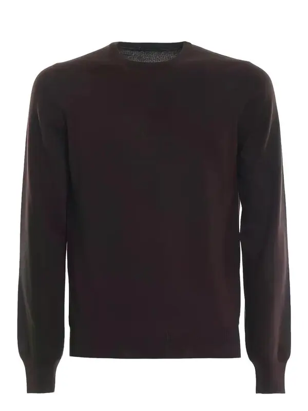 GIUUNO Long-sleeve Sweater - Brown