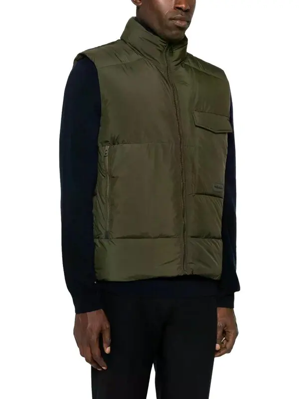 Paul Smith Quilted Zip-front Gilet - Green