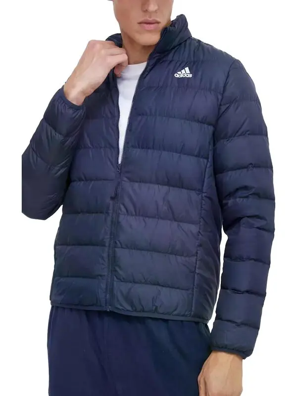 Adidas Quilted Logo Jacket - Blue