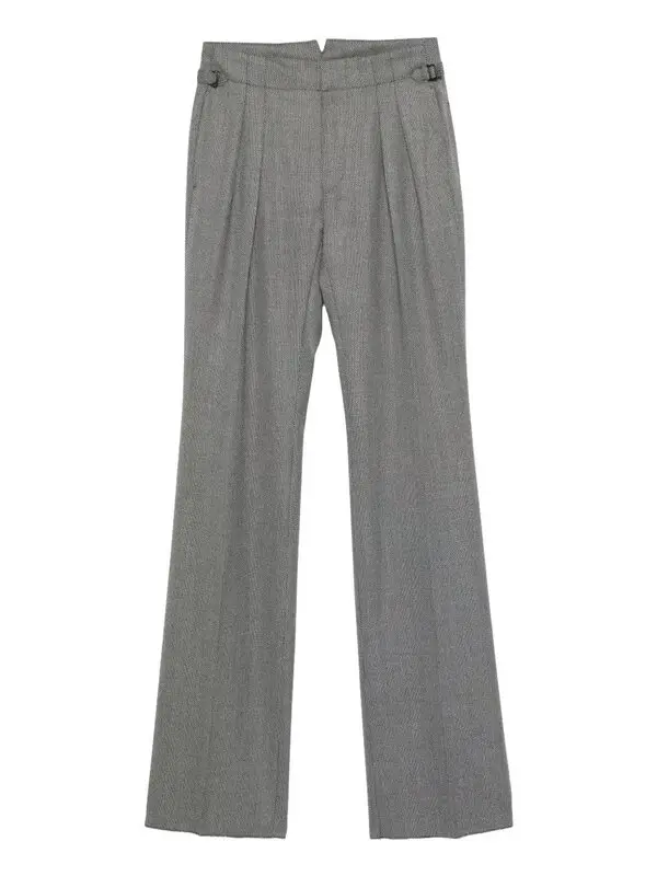 TOM FORD Tailored Wool Trousers - Grey