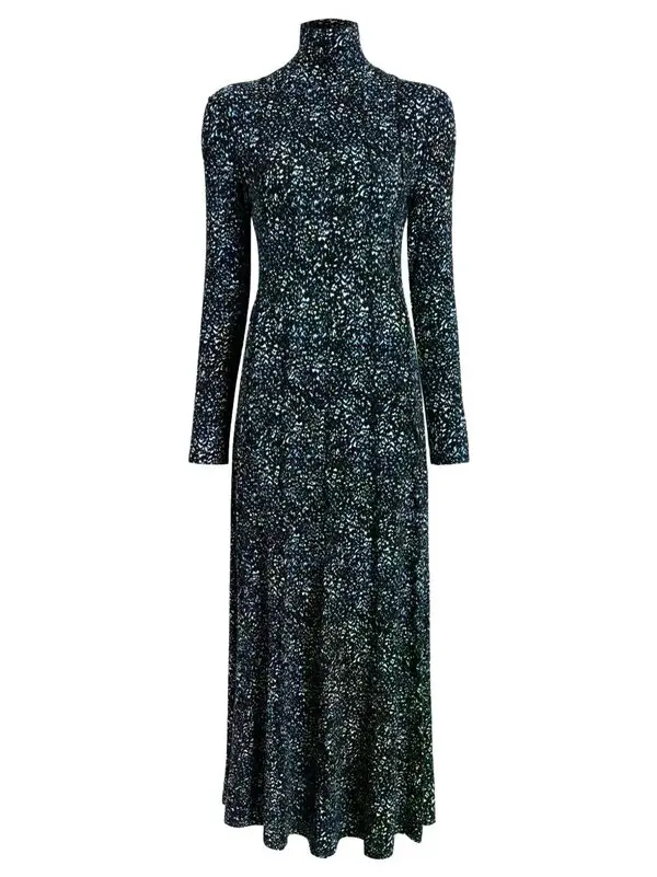 Proenza Schouler White Label Mabel Ruffled Maxi Dress - Blue