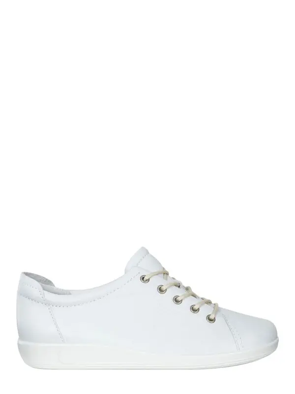 Ecco Soft 2.0 Lace-up Sneakers - White