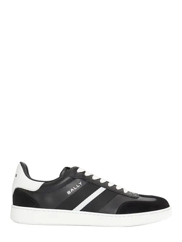 Bally Retro Crest Sneakers - Black/white