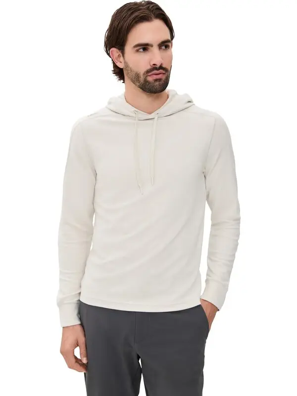 Ralph Lauren Tech Waffle Knit Hoodie - Stone Pebble