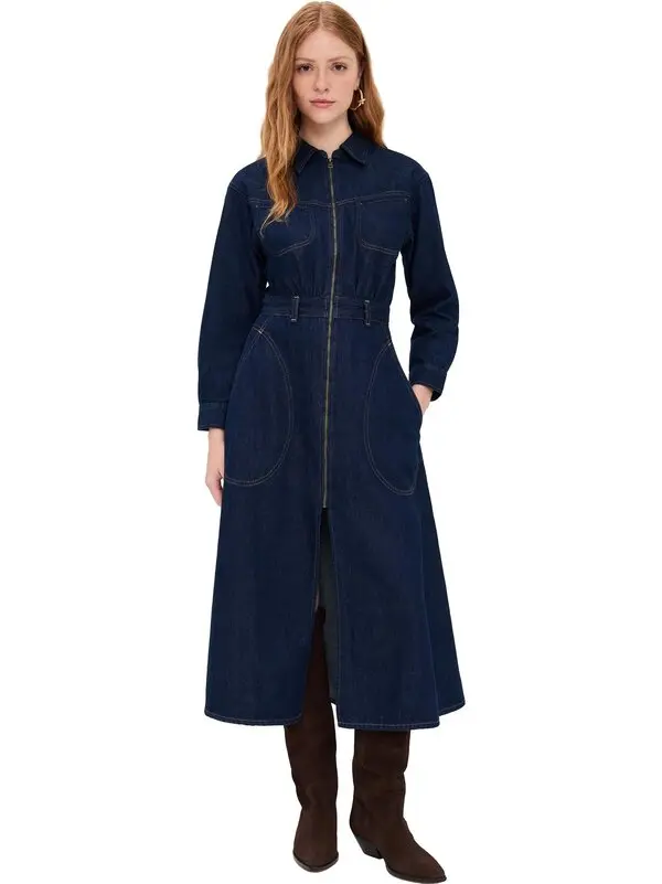 Citizens Of Humanity Circle Pocket Denim Dress - Omni
